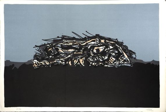 Antonio Saura | Antonio Saura Retrato imaginario de Goya (1969) | MutualArt