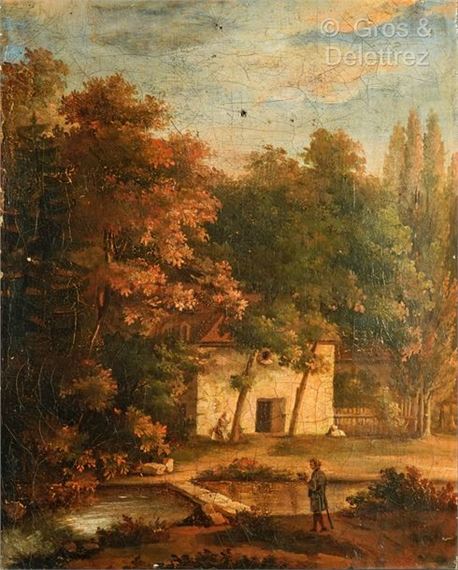 French School, 19th Century | The house of Jean-Jacques Rousseau ...