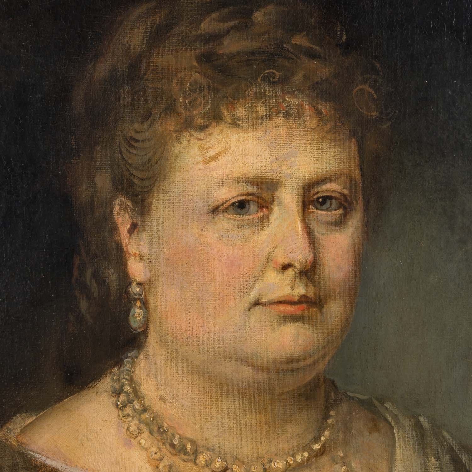 Franz Seraph von Lenbach | Portrait of a Lady (1873 - 1875) | MutualArt