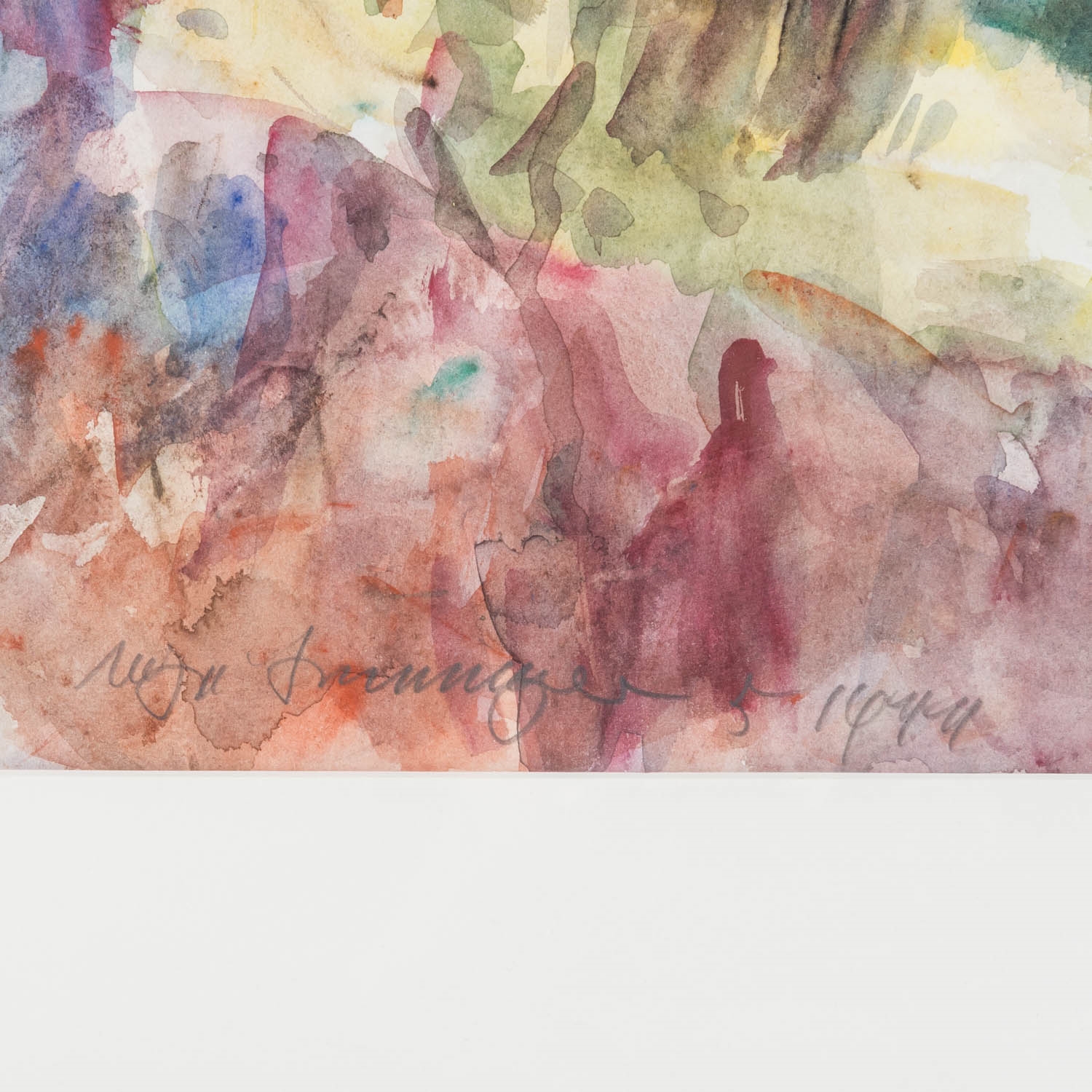 Manfred Henninger | Southern landscape with meadow under trees (1977 ...