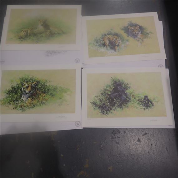 David Shepherd | : folio of wildlife prints (44 x 30 cm) (1931) | MutualArt