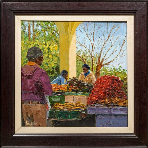De Wet Matthee | Flower Market | MutualArt
