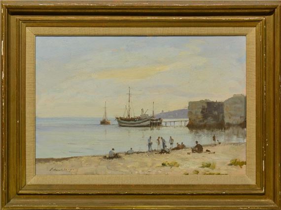 Edward Brian Seago | Fishing Boats on the Shores of the Marmara (1910 ...