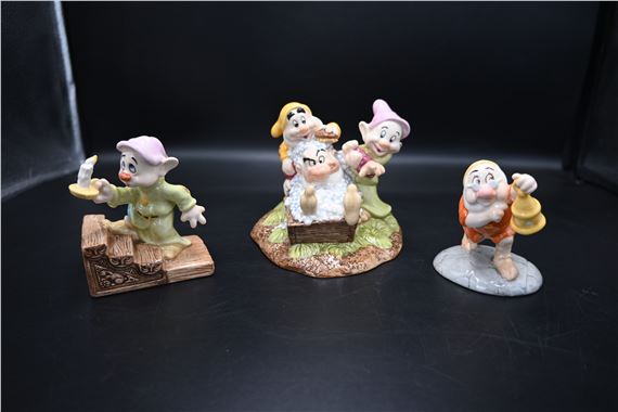 Shane Ridge | 3 Royal Doulton Walt Disney Snow White and the Seven ...