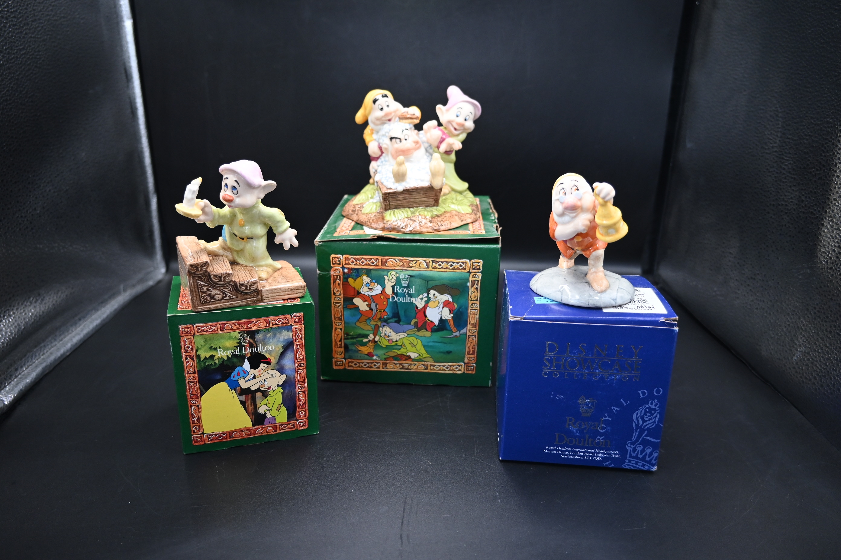 Shane Ridge | 3 Royal Doulton Walt Disney Snow White and the Seven ...