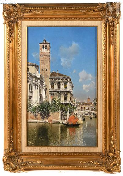 Martin Rico y Ortega | L'église de san Geremia et le palais Labia à ...