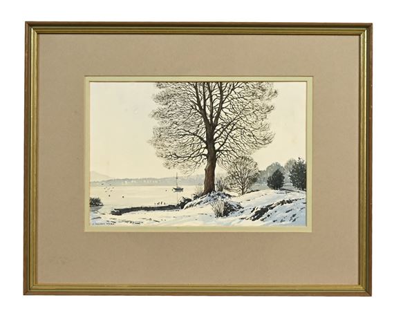 Jim Ingham Riley | Winter at Waterhead Windermere at Ambleside | MutualArt