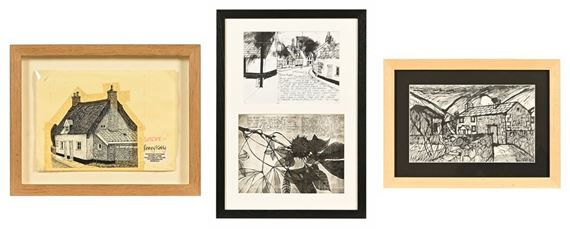 Percy Kelly | A collection of print illustrated partial letters | MutualArt