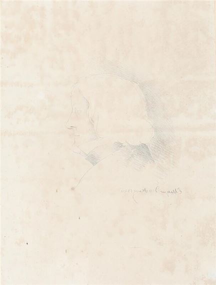 Ernst Ahron Meyer | Portrait og Bertel Thorvaldsen (1844) | MutualArt