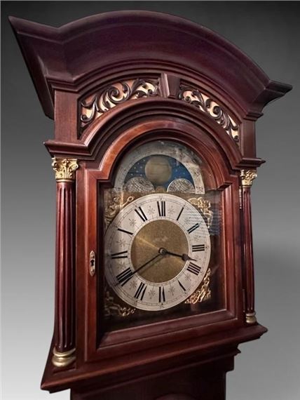 Albert | MOON PHASE GRANDFATHER CLOCK | MutualArt