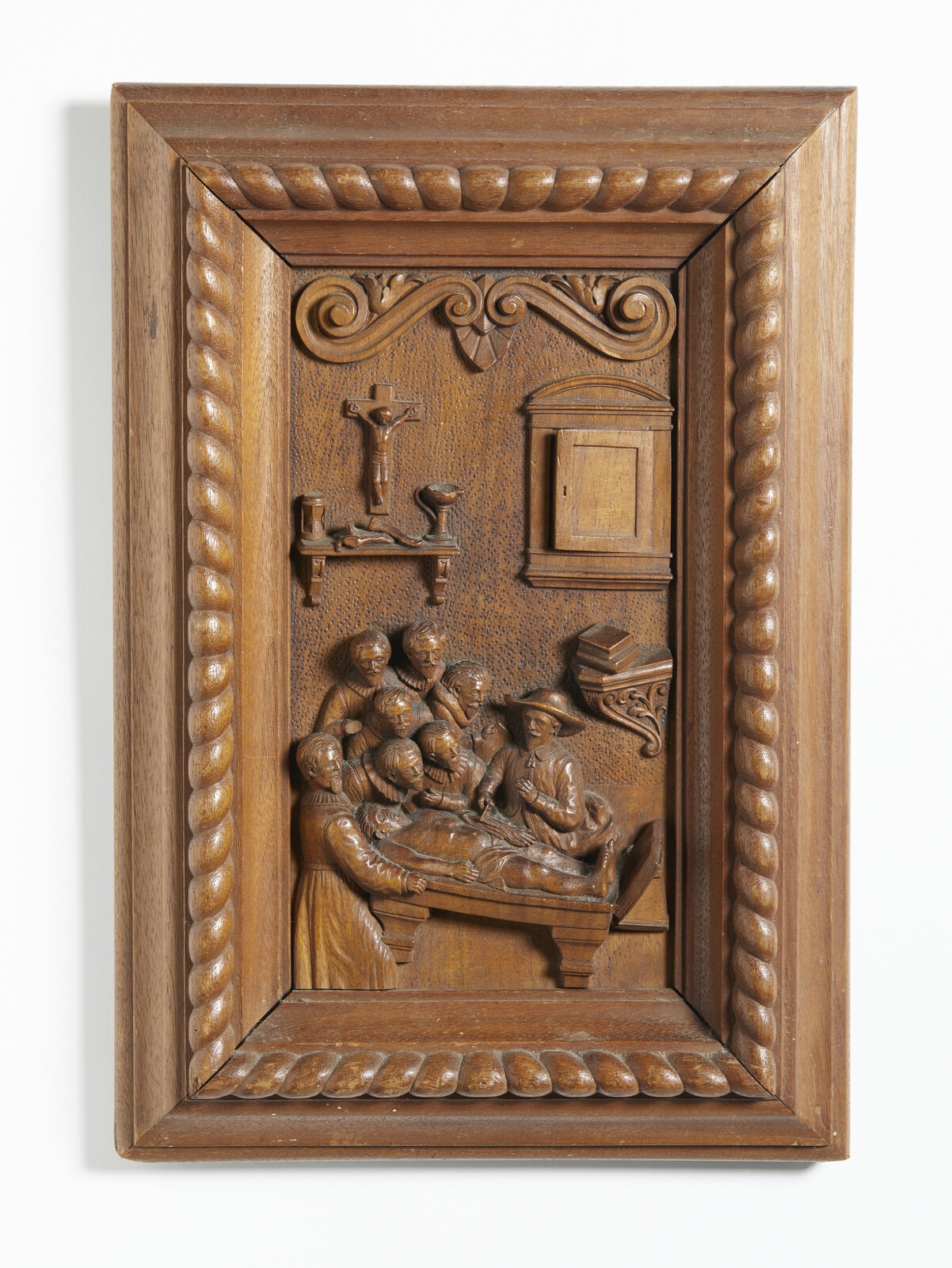 German School, 19th Century | RARE CARVED PANEL REPRESENTING ANATOMY ...