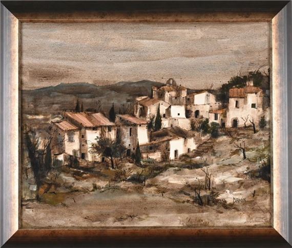 Georges Damin | Village in Provence | MutualArt