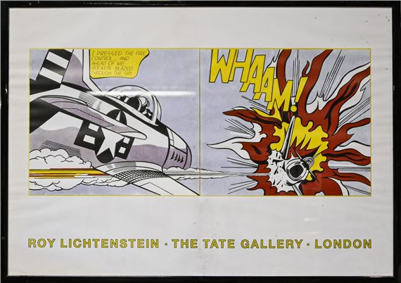 Roy Lichtenstein | Vintage poster. Roy Lichtenstein, The Tate Gallery ...