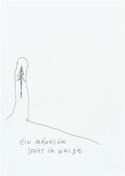 Günter Brus | Ein Männlein steht im Walde | MutualArt