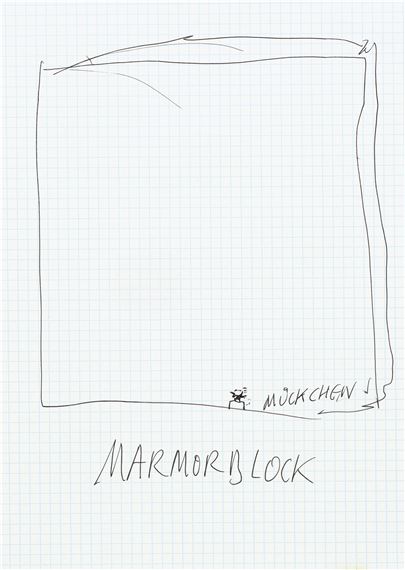 Günter Brus | Marmorblock | MutualArt