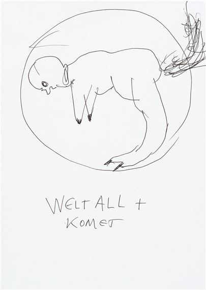 Günter Brus | Weltall + Komet | MutualArt