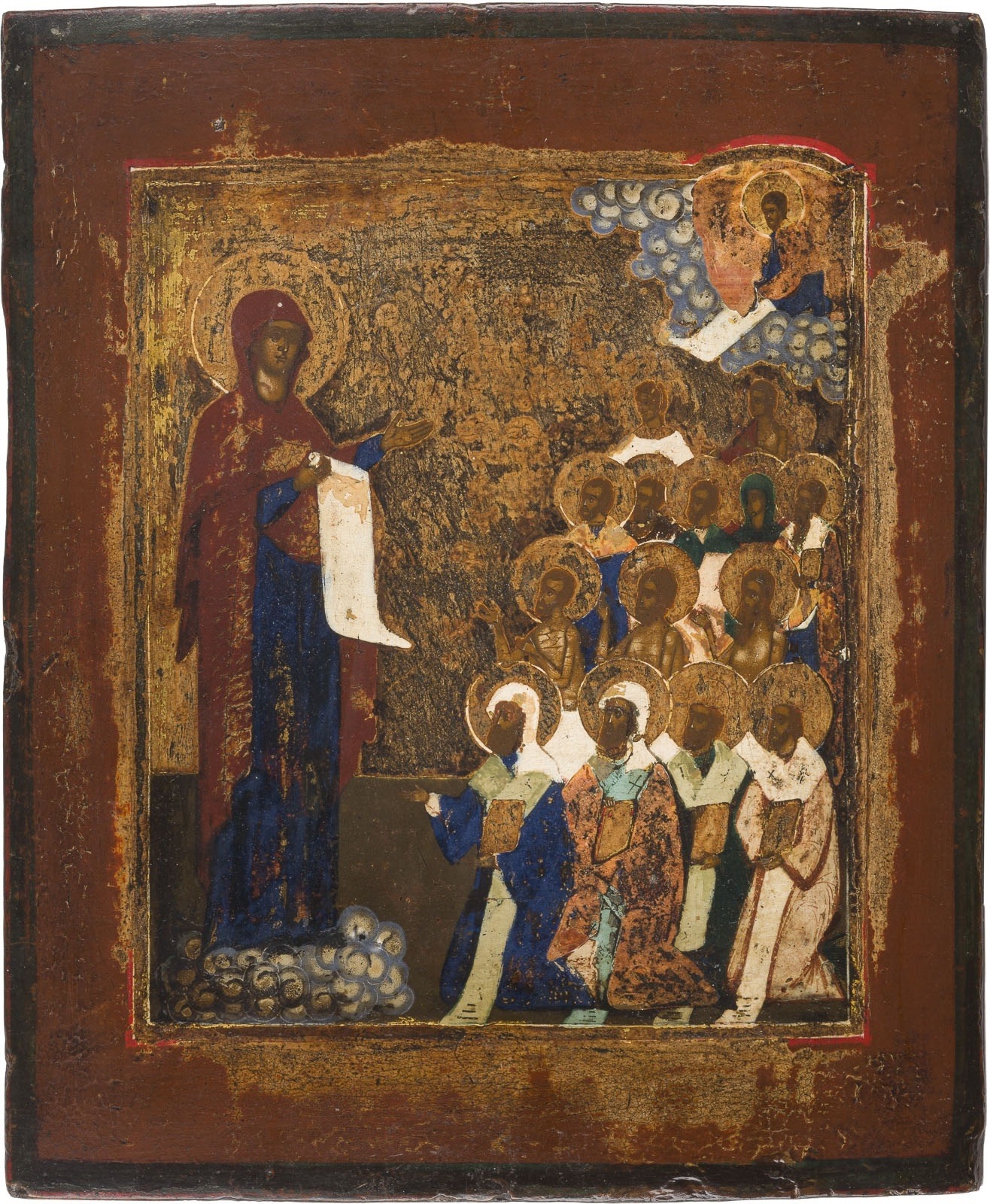 Russian School, 18th Century | ZWEI IKONEN: ENTSCHLAFEN DER ...