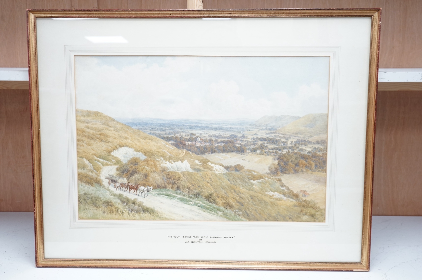 Alfred Robert Quinton | ‘The South Downs from above Poynings | MutualArt