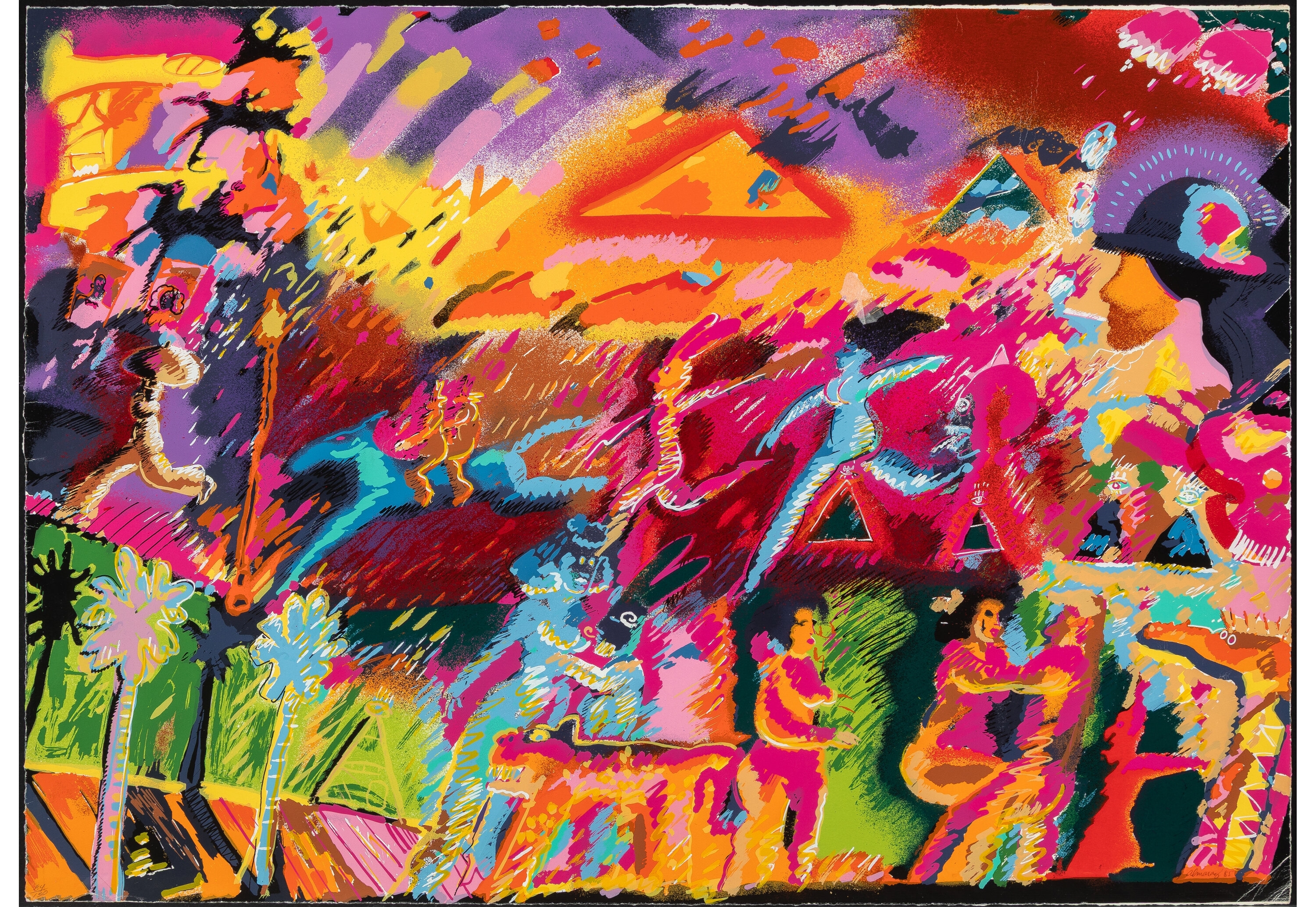 Carlos Almaraz | Whatever Happened to the Incas? (1985) | MutualArt