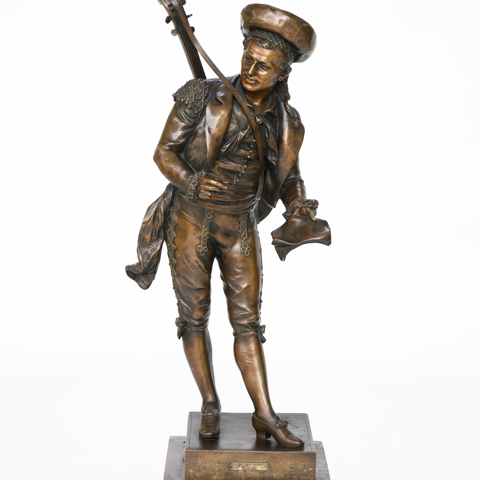 Nicolas Lecornet | 19th C. Bronze Sculpture of Figaro by Nicolas ...