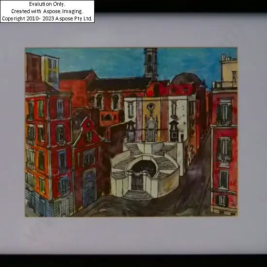 Russell Clark | Piazza, Naples 1964 | MutualArt