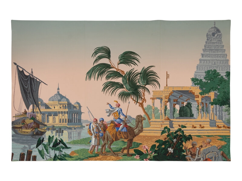 Zuber | Twelve Zuber Hindustan Wallpaper Panels | MutualArt