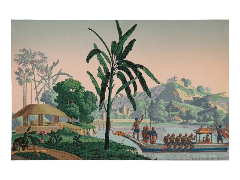Zuber | Twelve Zuber Hindustan Wallpaper Panels | MutualArt