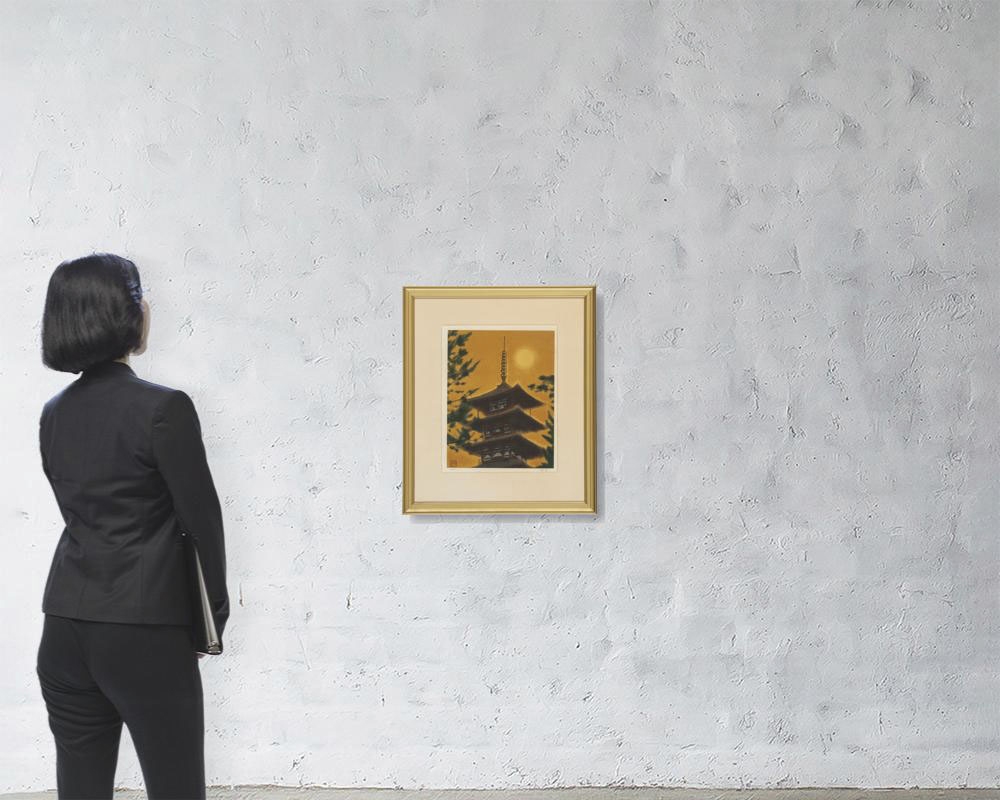 Ikuo Hirayama | Tower of Horyuji temple (1986) | MutualArt