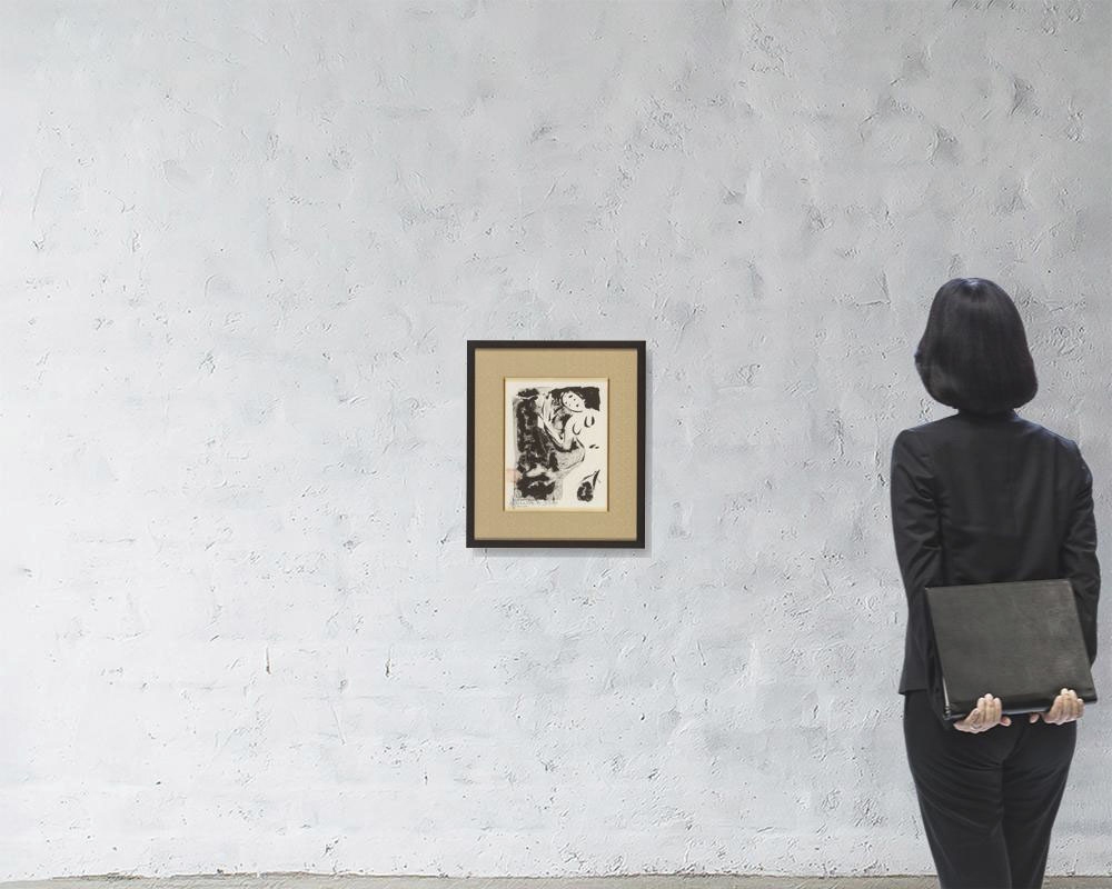 Shiko Munakata | Hand mirror (1967) | MutualArt