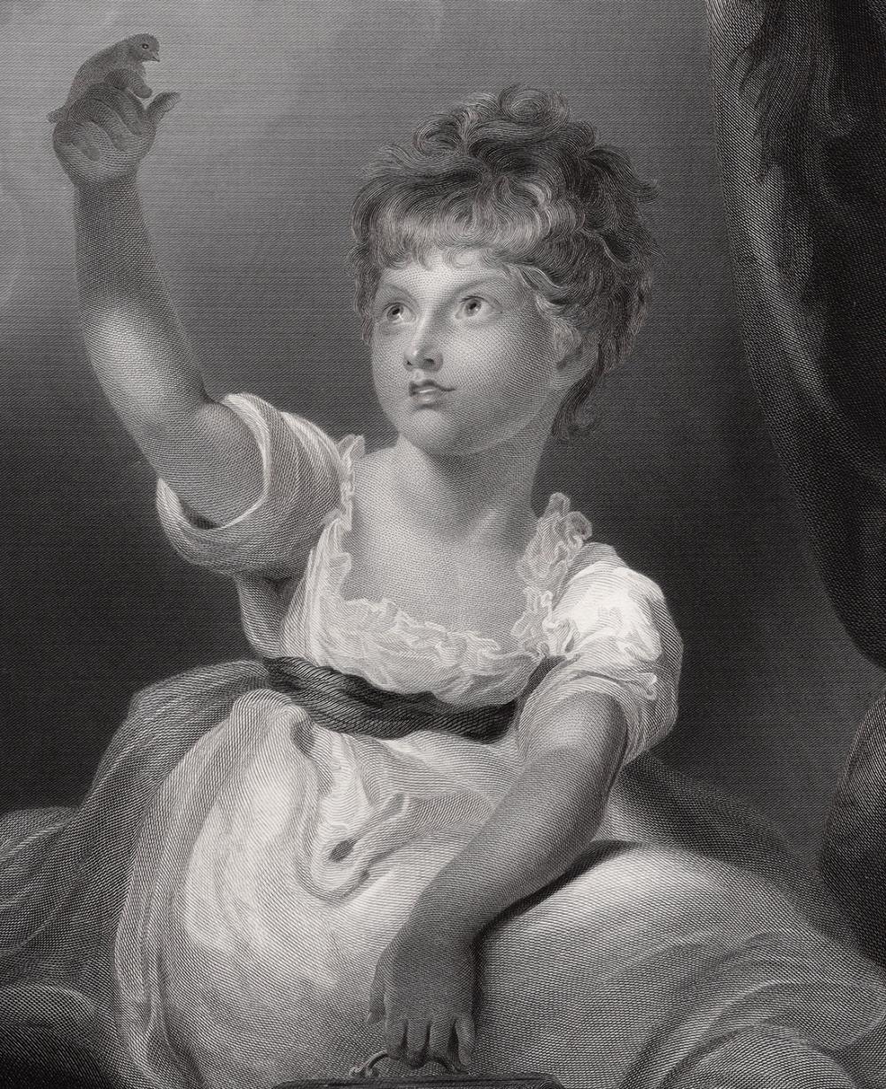 Sir Thomas Lawrence | SIGNED 1800s Thomas Lawrence Engaving Young ...