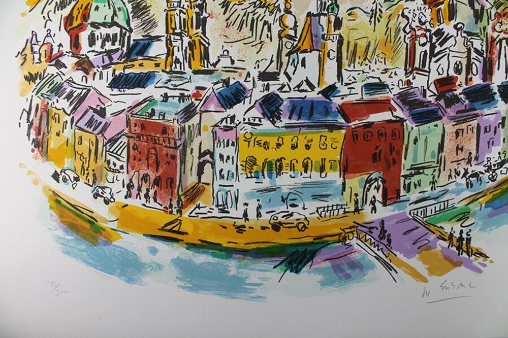 Wayne Ensrud | 1980 Wayne Ensrud Royal Chateau lithograph signed (1980 ...