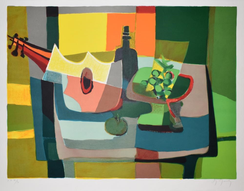 Marcel Mouly | Marcel Mouly Hand signed Lithograph Guitar Artist Proof ...