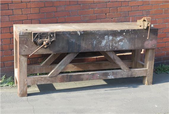 Vices | A Workbench with two vices | MutualArt