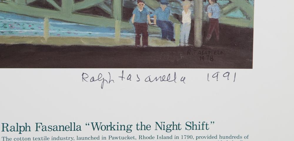 Ralph Fasanella | WORKING THE NIGHT SHIFT POSTER FOR AMERICA'S LABOR ...