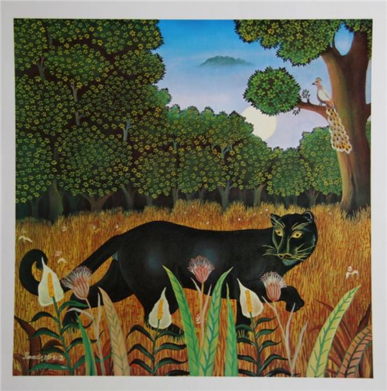 Branko Paradis | STALKING - BLACK PANTHER (Circa 1995) | MutualArt