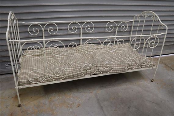Manon | French wrought iron folding cot | MutualArt