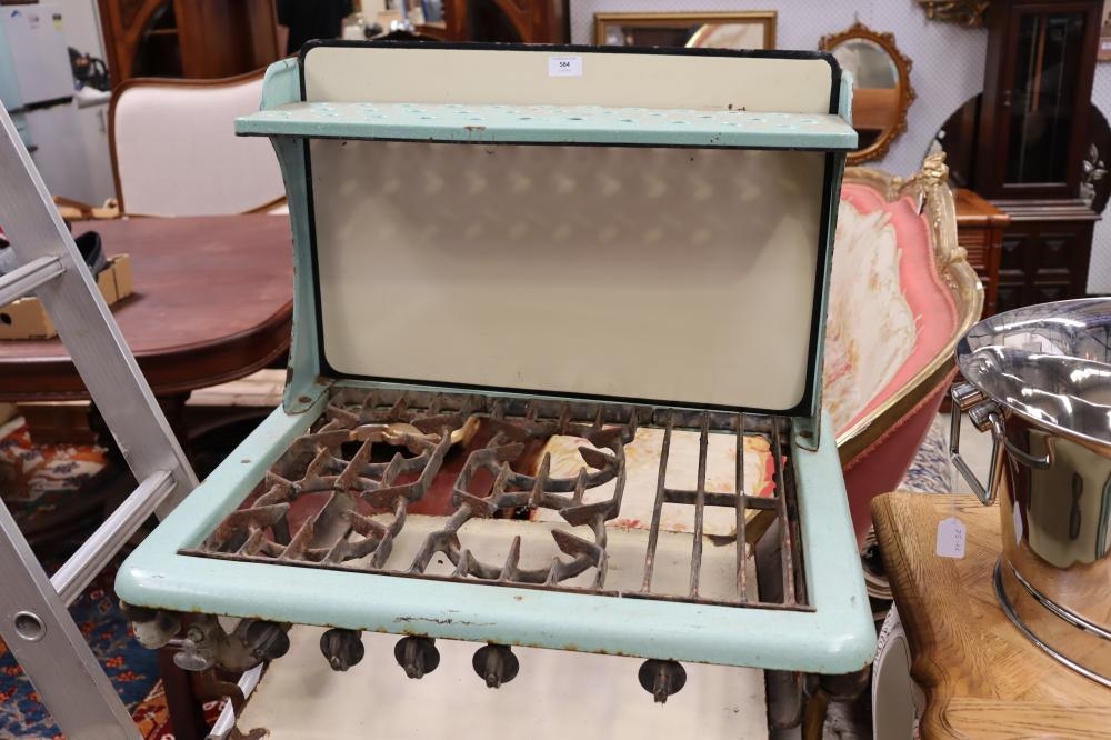 Michael Tichansky | Antique Metters enamel early Kooka stove | MutualArt