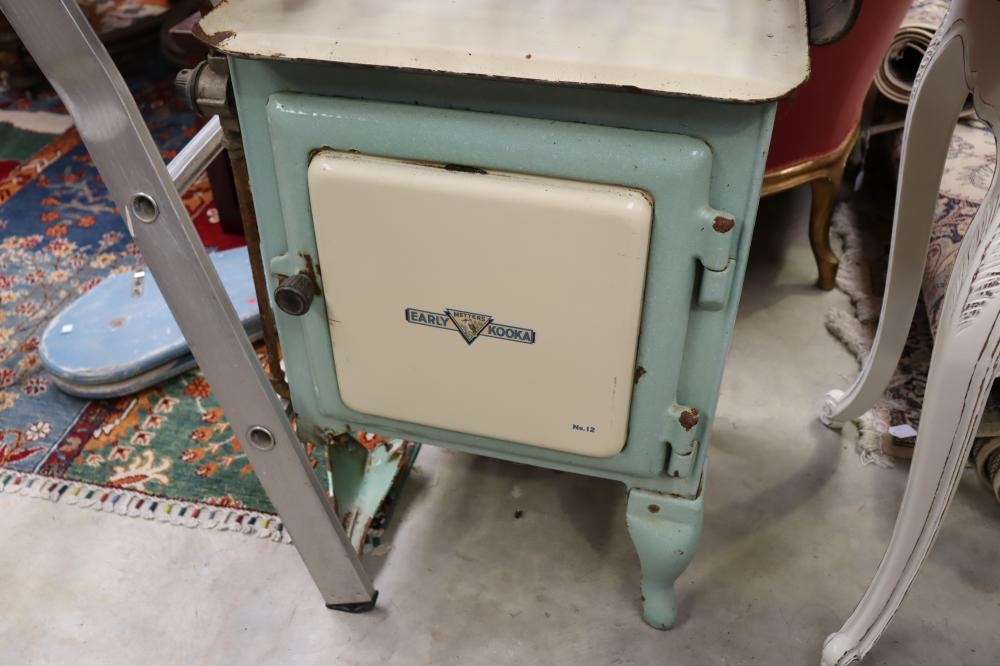 Michael Tichansky | Antique Metters enamel early Kooka stove | MutualArt