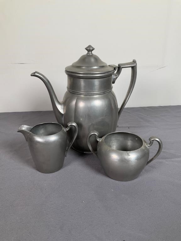 Sugar | Pilgrim & King Pewter Service | MutualArt