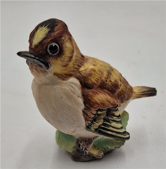 John Bromley | CROWN STAFFORDSHIRE CHINA MODEL OF A GOLDCREST Designed By M | MutualArt