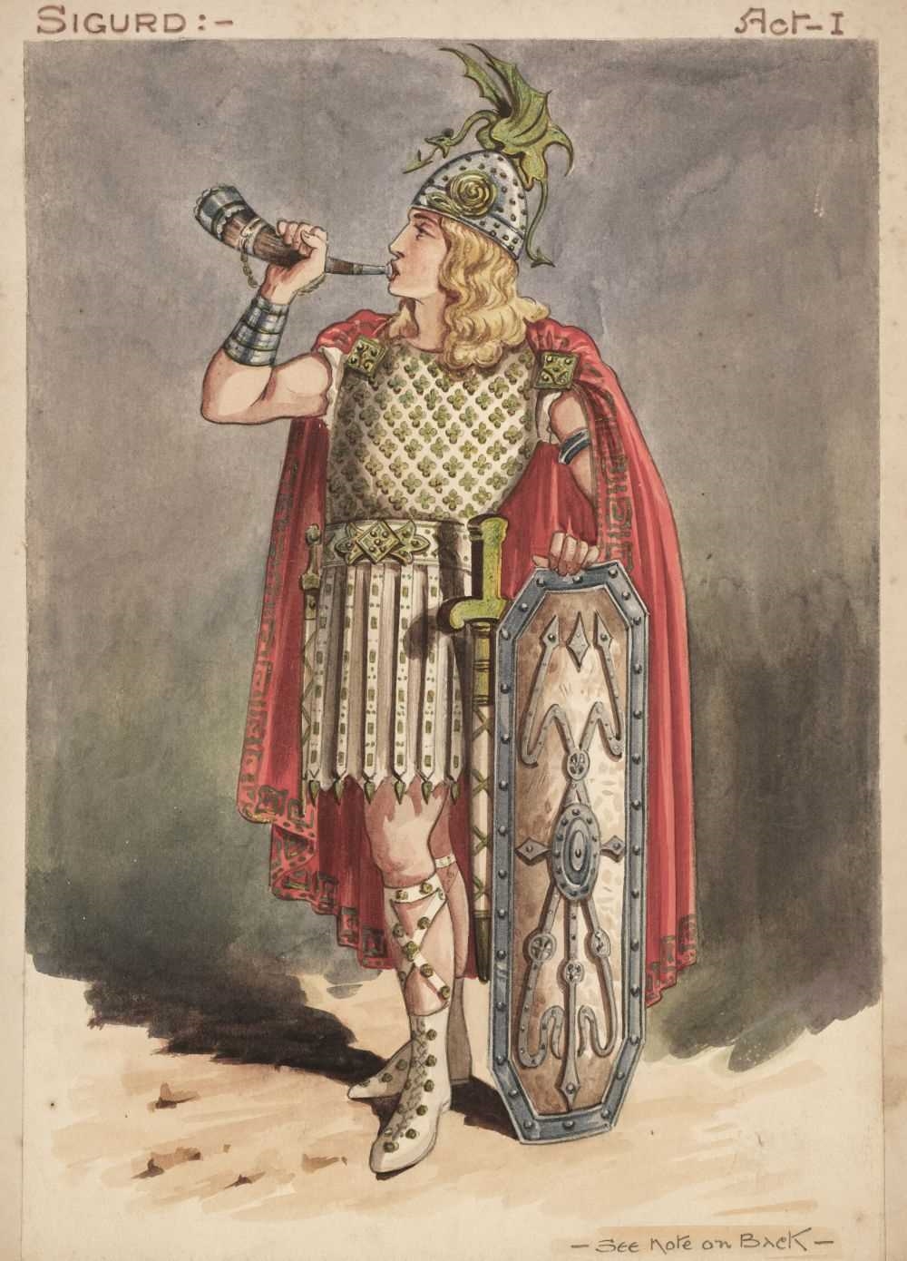 Percy Anderson | Six original costume designs (1900 - 1916) | MutualArt