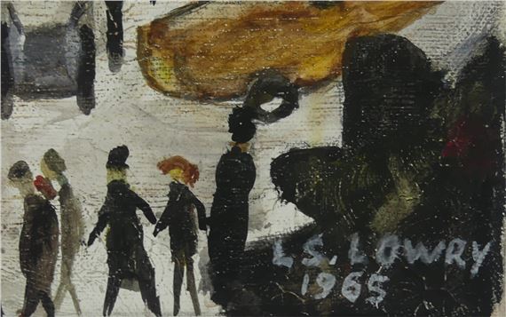 Laurence Stephen Lowry | PICCADILLY CIRCUS (1965) | MutualArt