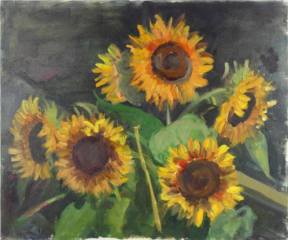 Susie Gách Peelle | SUNFLOWER FURY | MutualArt