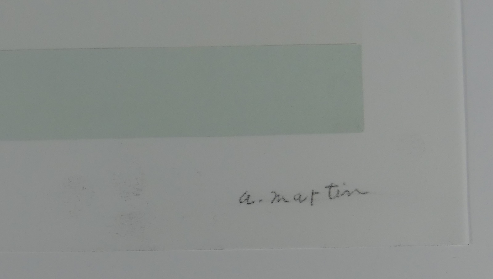 Agnes Martin | Agnes Martin lithograph on vellum paper | MutualArt