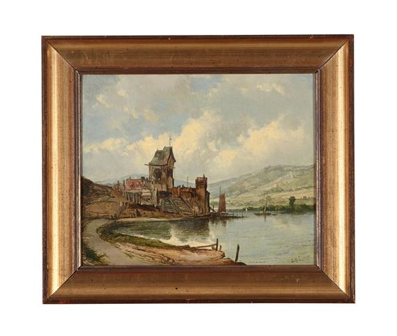 Alfred Henry Vickers | A MILL AT THE RIVERSIDE | MutualArt