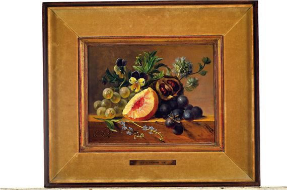 Joan Kenning | traditional still life with grapes (1816) | MutualArt