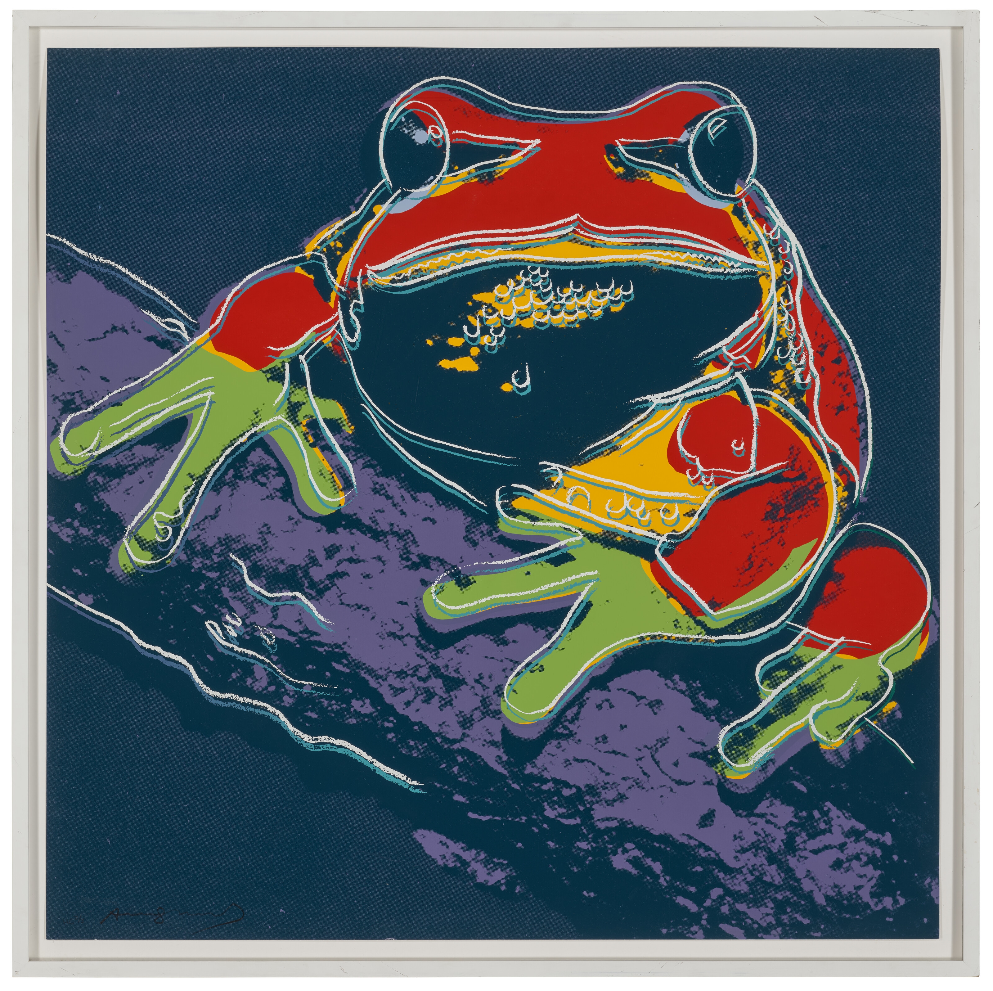 Andy Warhol | Pine Barrens Tree Frog, from Endangered Species (1983 ...