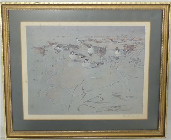 Eric Arnold Roberts Ennion | Ducks at the Lakeside | MutualArt