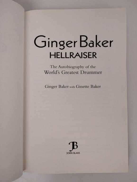 Ginger Baker | Hellraiser-Autobiography Greatest Drummer-Baker (2009 ...