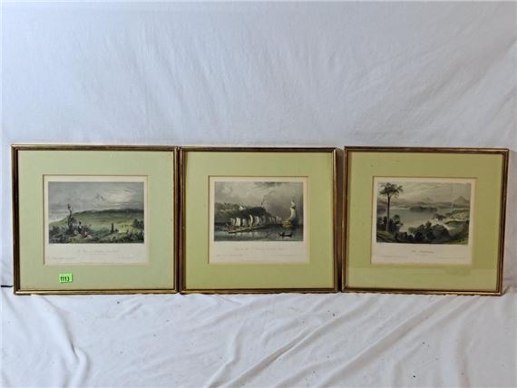 William Henry Bartlett | 3 frame W.H. Bartlett prints | MutualArt